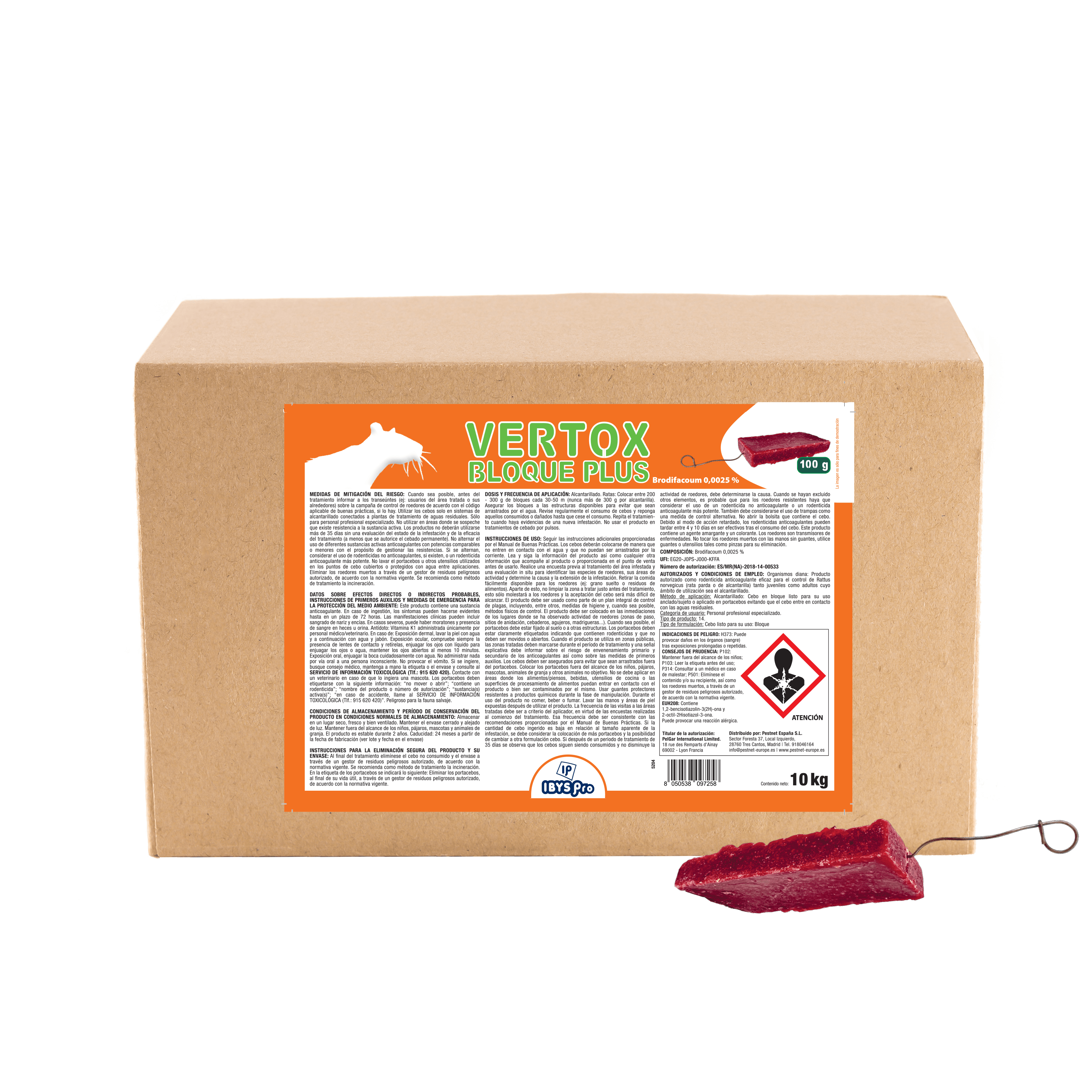 VERTOX BLOQUE PLUS - Pestnet España